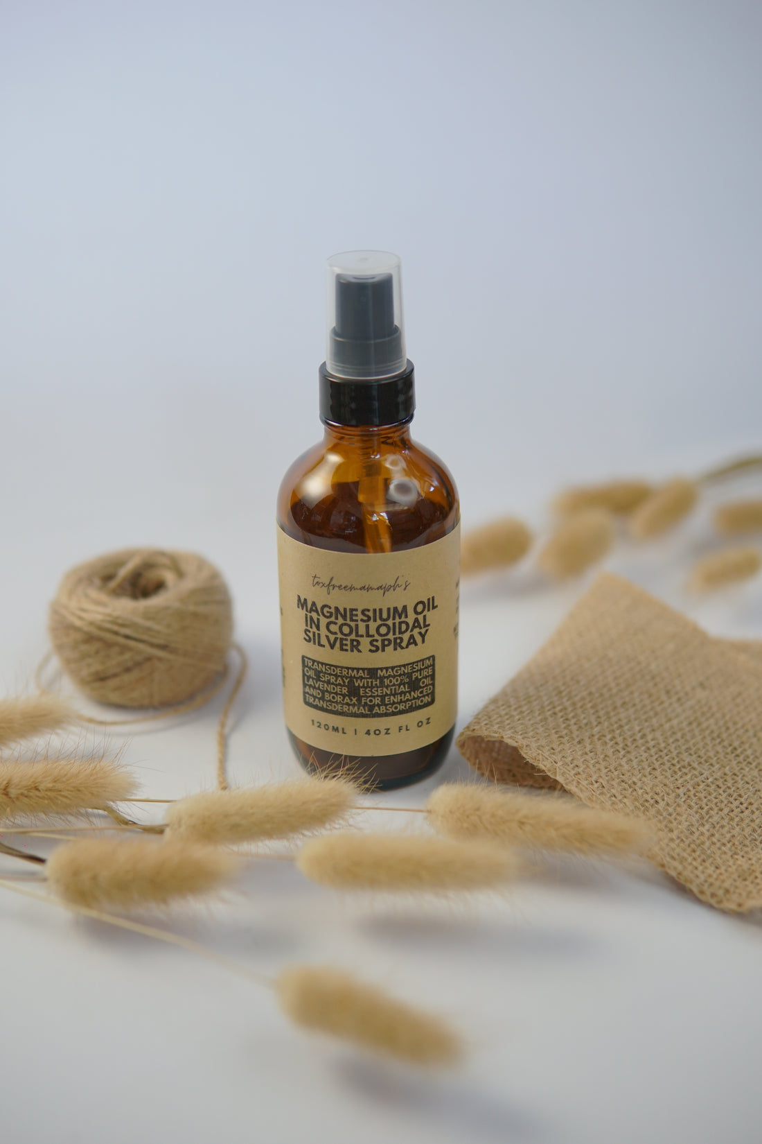 Magnesium Oil with Colloidal Silver, Borax & Lavender | Natural Muscle ...